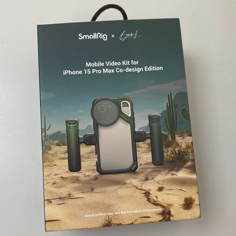 Pre-owned SmallRig Brandon Li Mobile Video Rig for iPhone 15 Pro Max ...